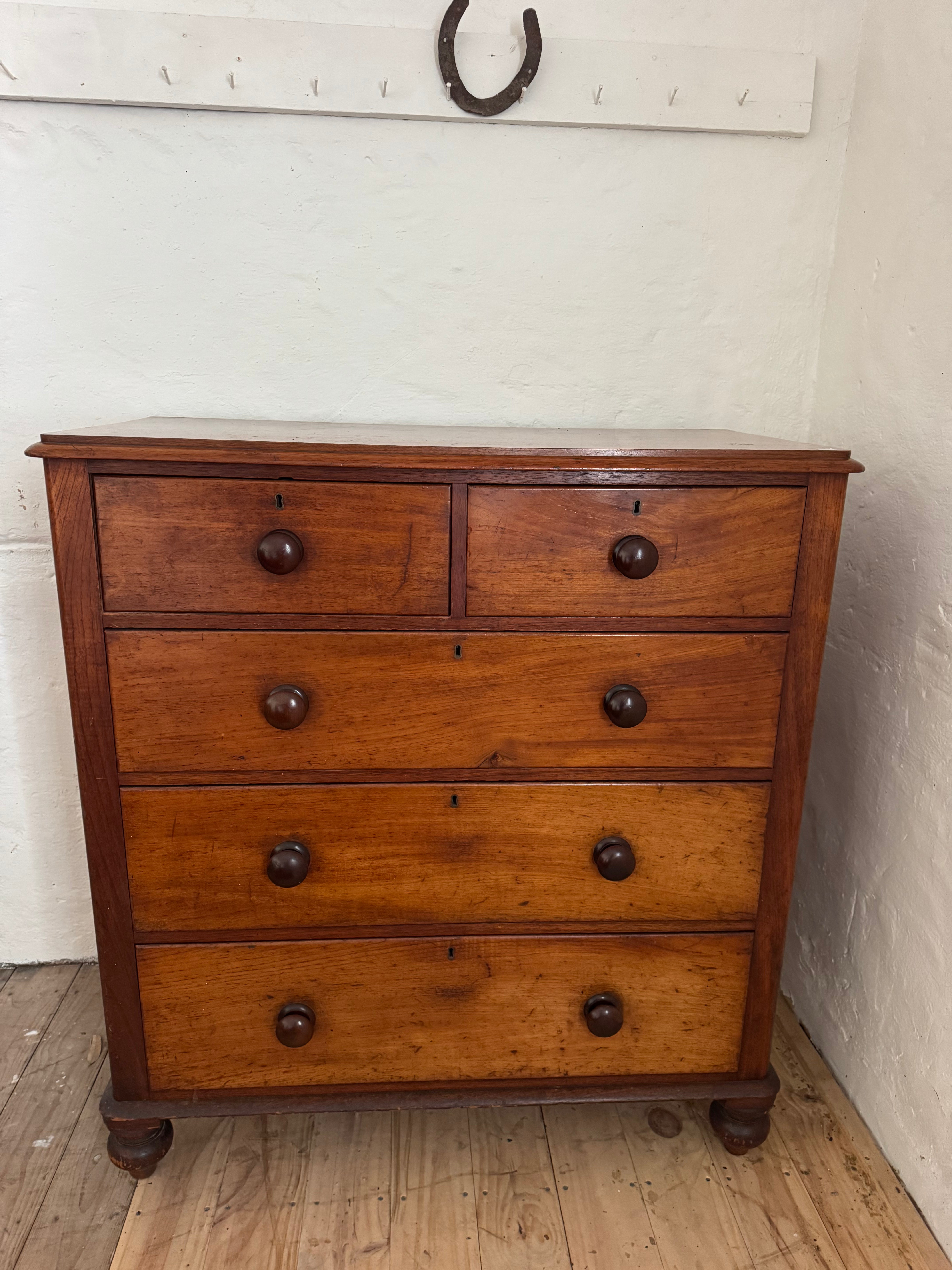 Extra large antique cedar chest of drawers – HareThistle