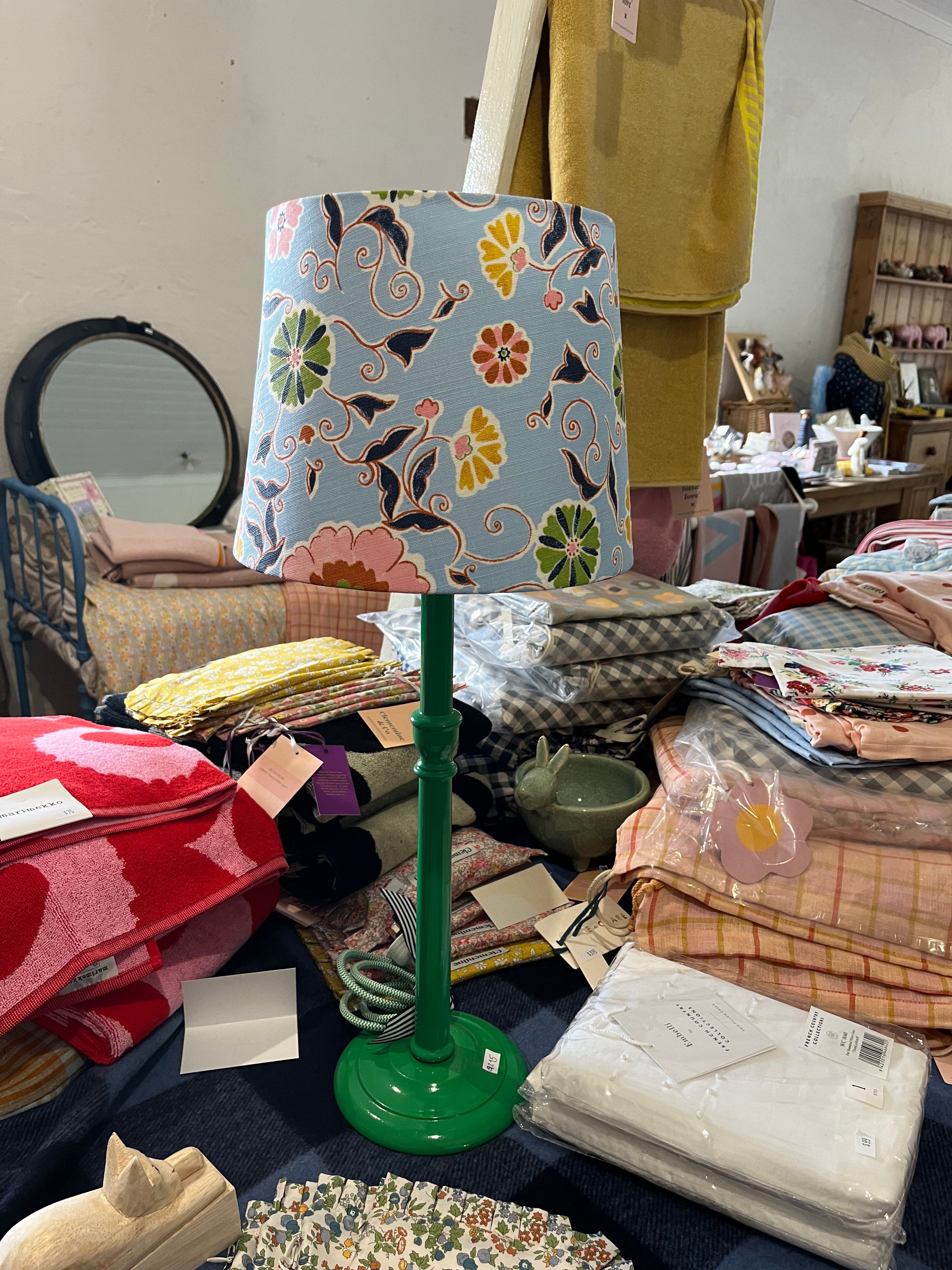 Kelly green Lamp base by Narissa Perks – HareThistle
